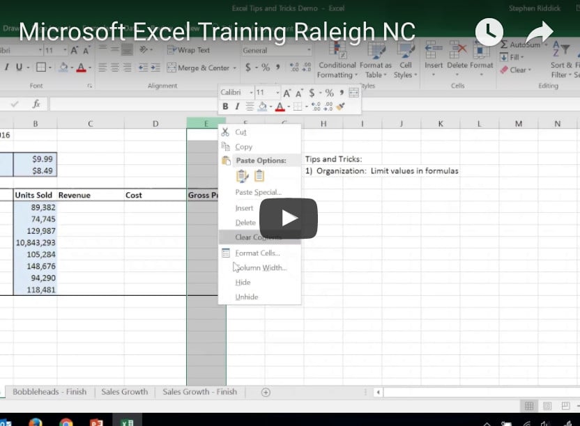 Microsoft Excel 12 TIPS and TRICKS